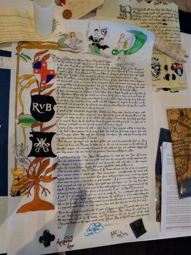 letter of intent 2 - katherine kerr - Lochac Arts and Sciences